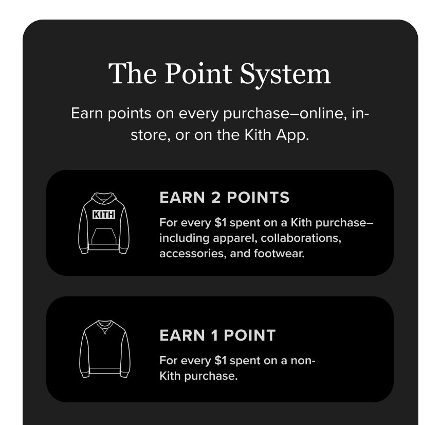 Kith Loyalty Program – Kith Europe