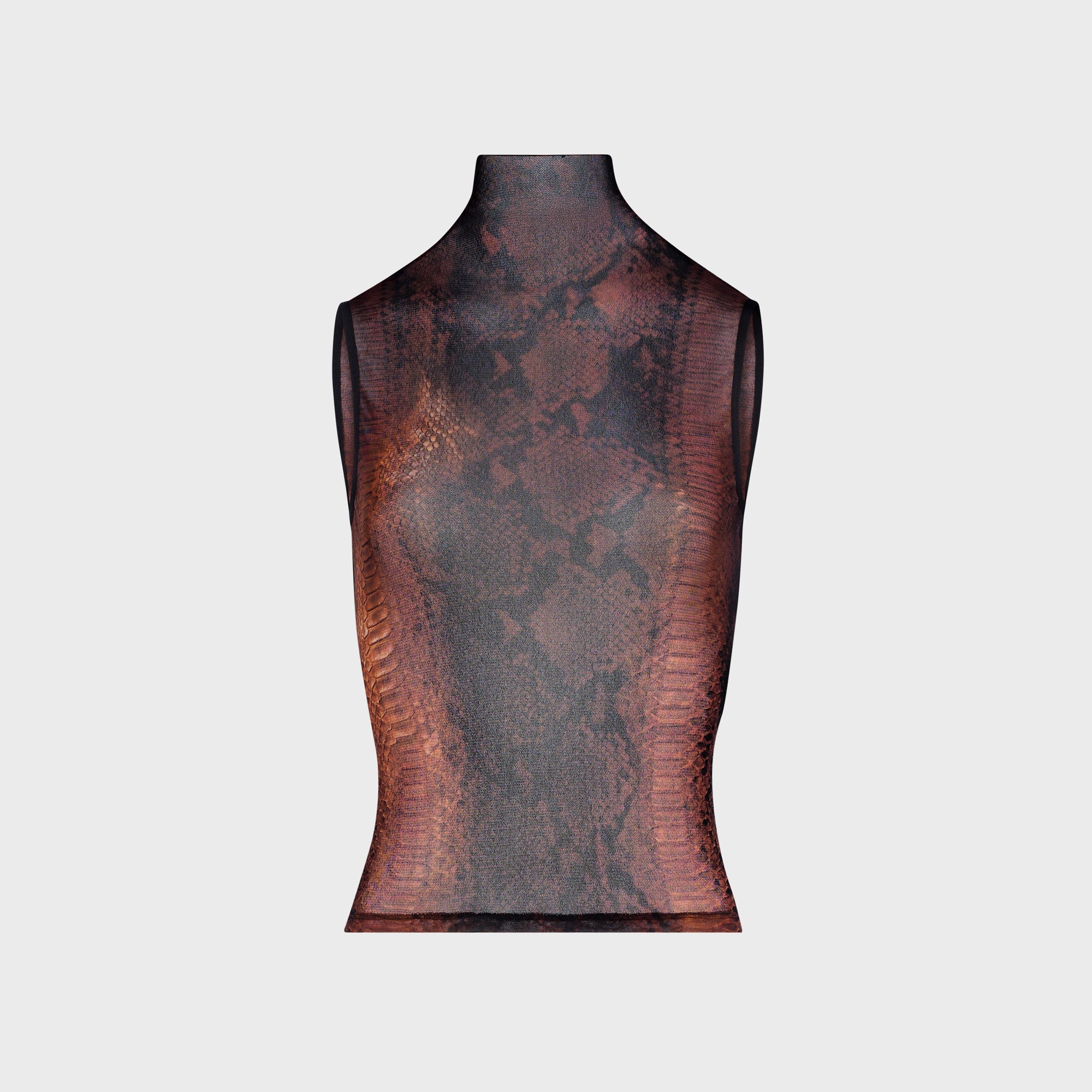 Jean Paul Gaultier Mesh High Neck Tank Top - Printed Python – Kith Europe