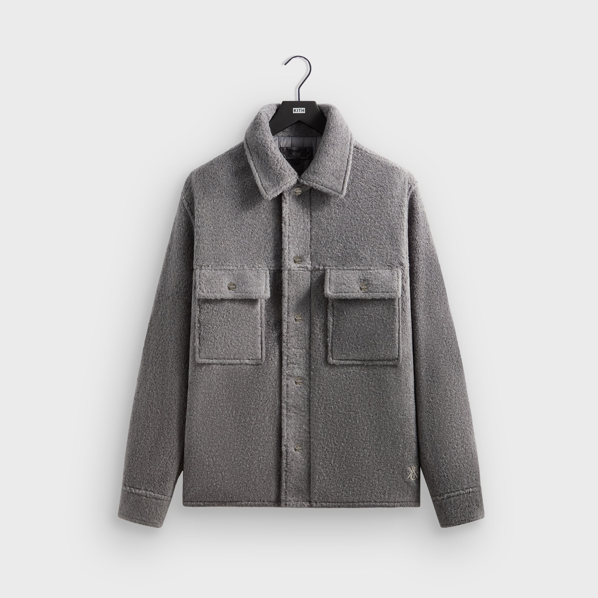 Kith Boucle Puffed Ace Shirt Jacket - Reef – Kith Europe