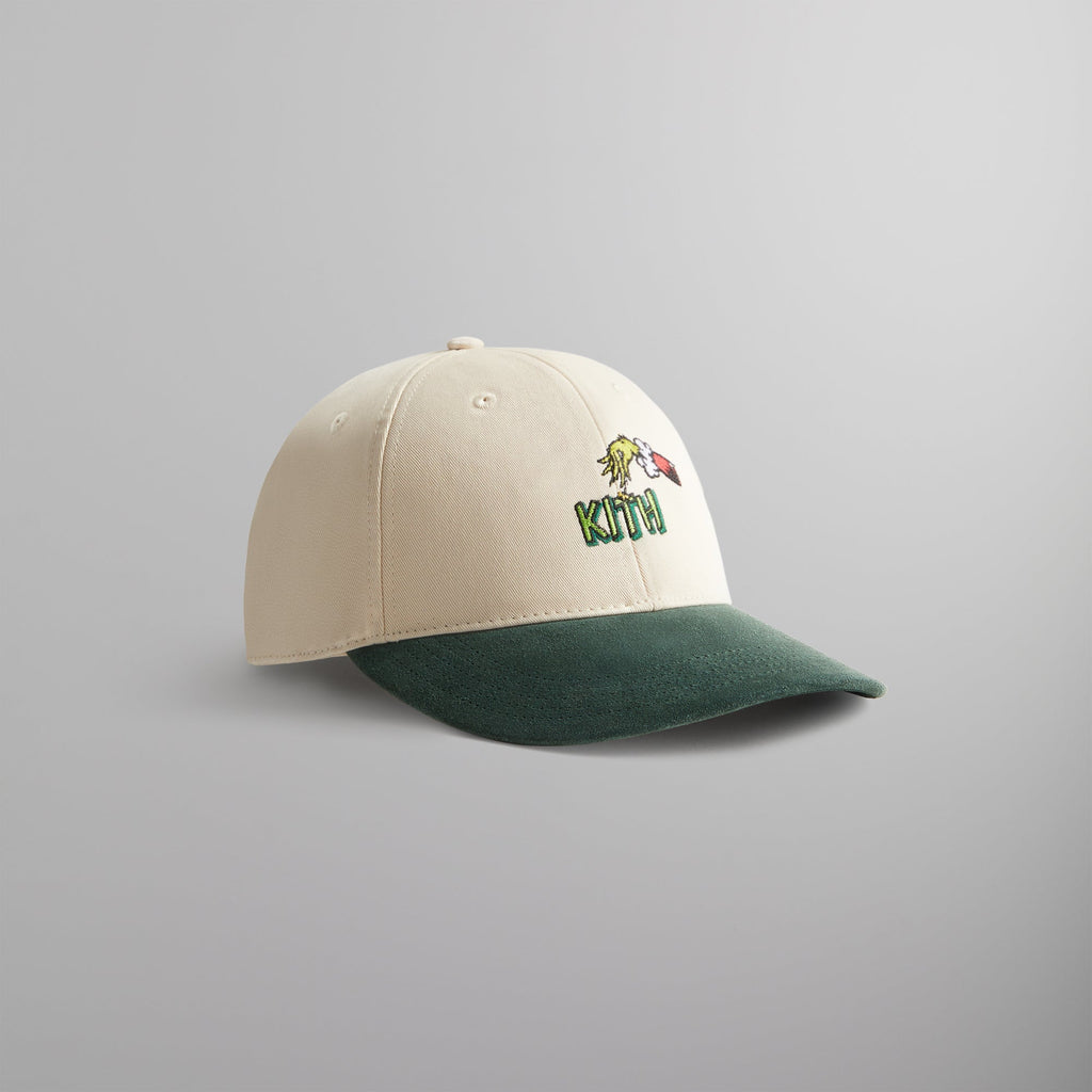 Kith for The Grinch Suede Brim Aaron Cap - Sandrift – Kith Europe