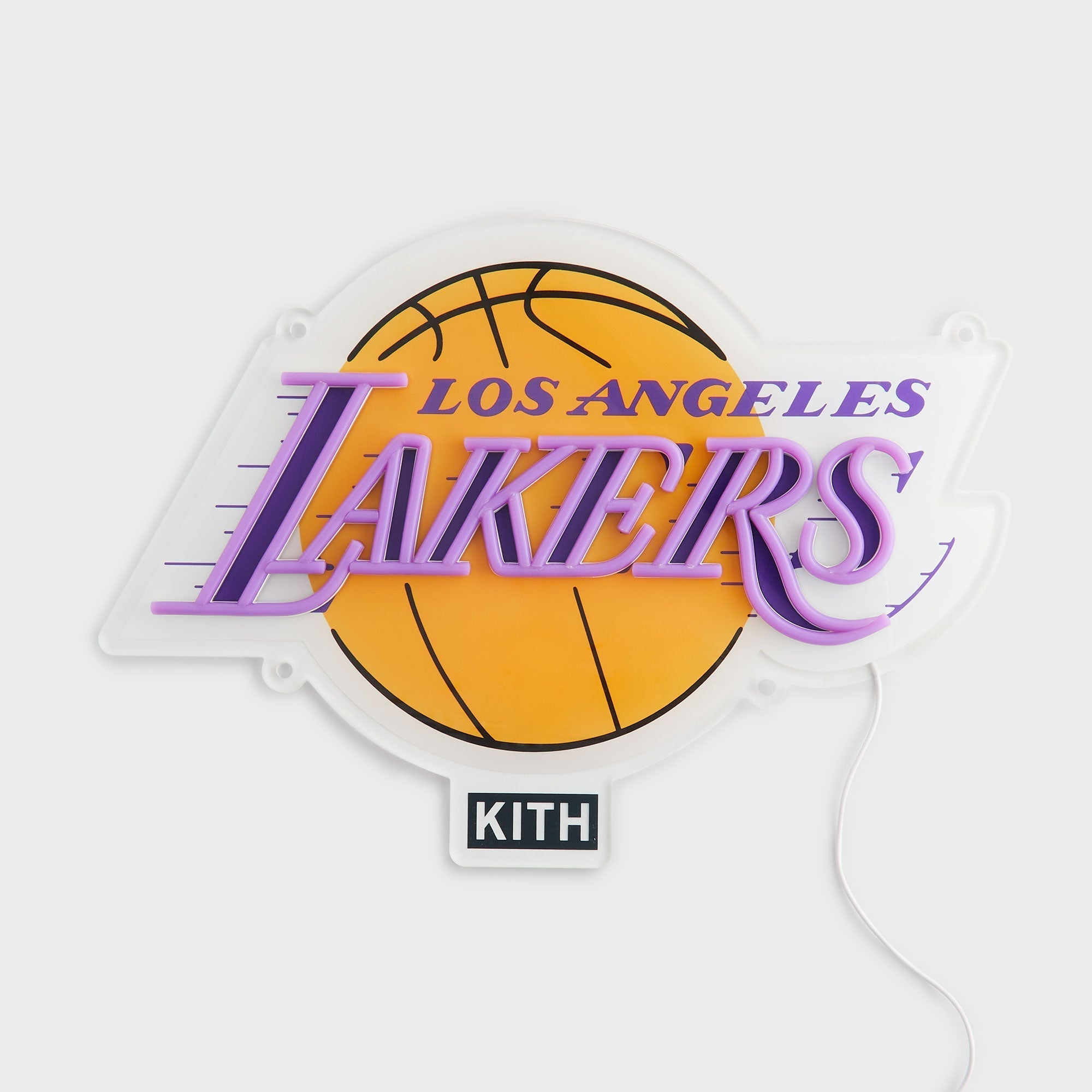 Kith & Yellowpop for NBA All-Star Los Angeles Lakers Neon Sign – Kith ...