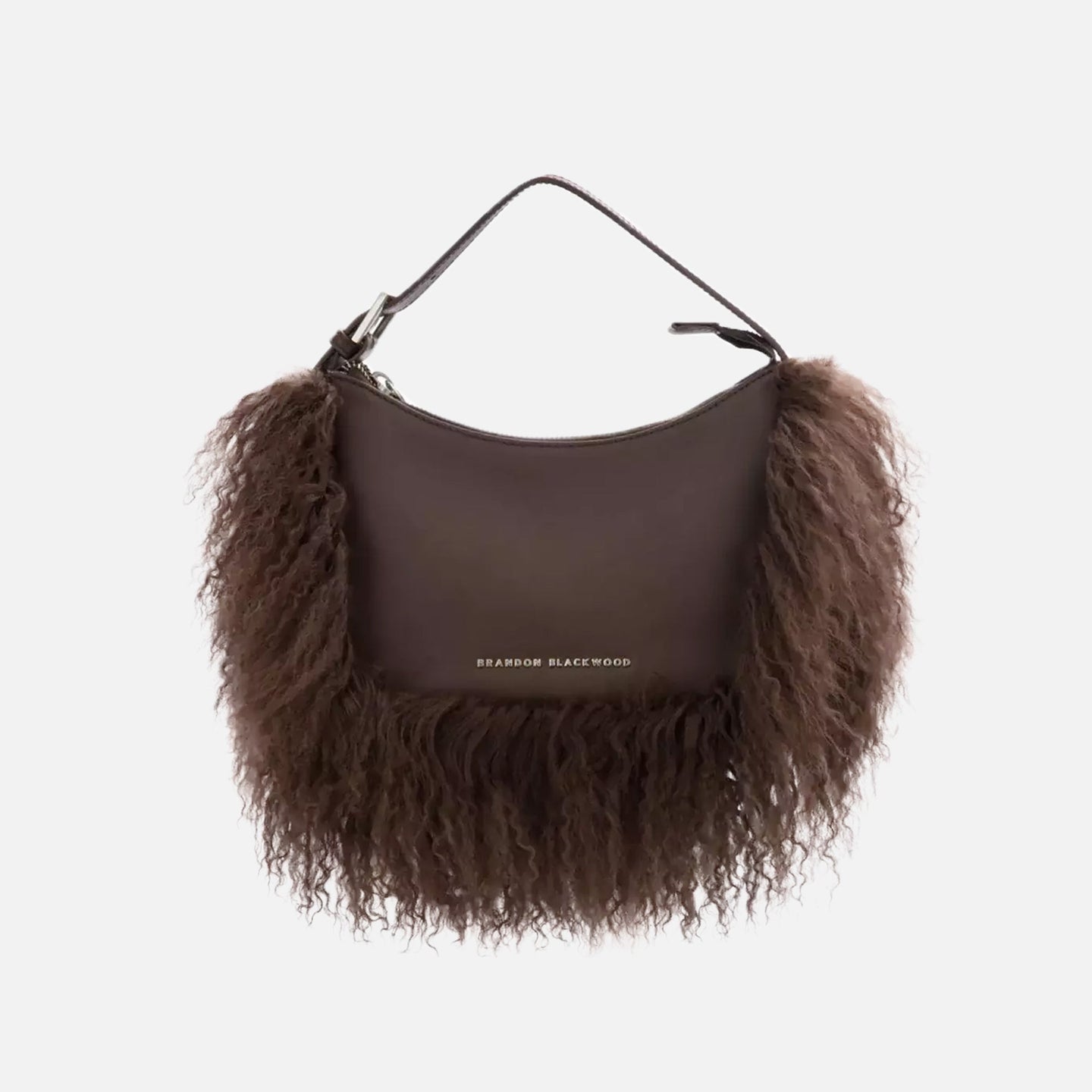 Brandon Blackwood Leather Wool Trim Cortni Bag - Brown – Kith Europe