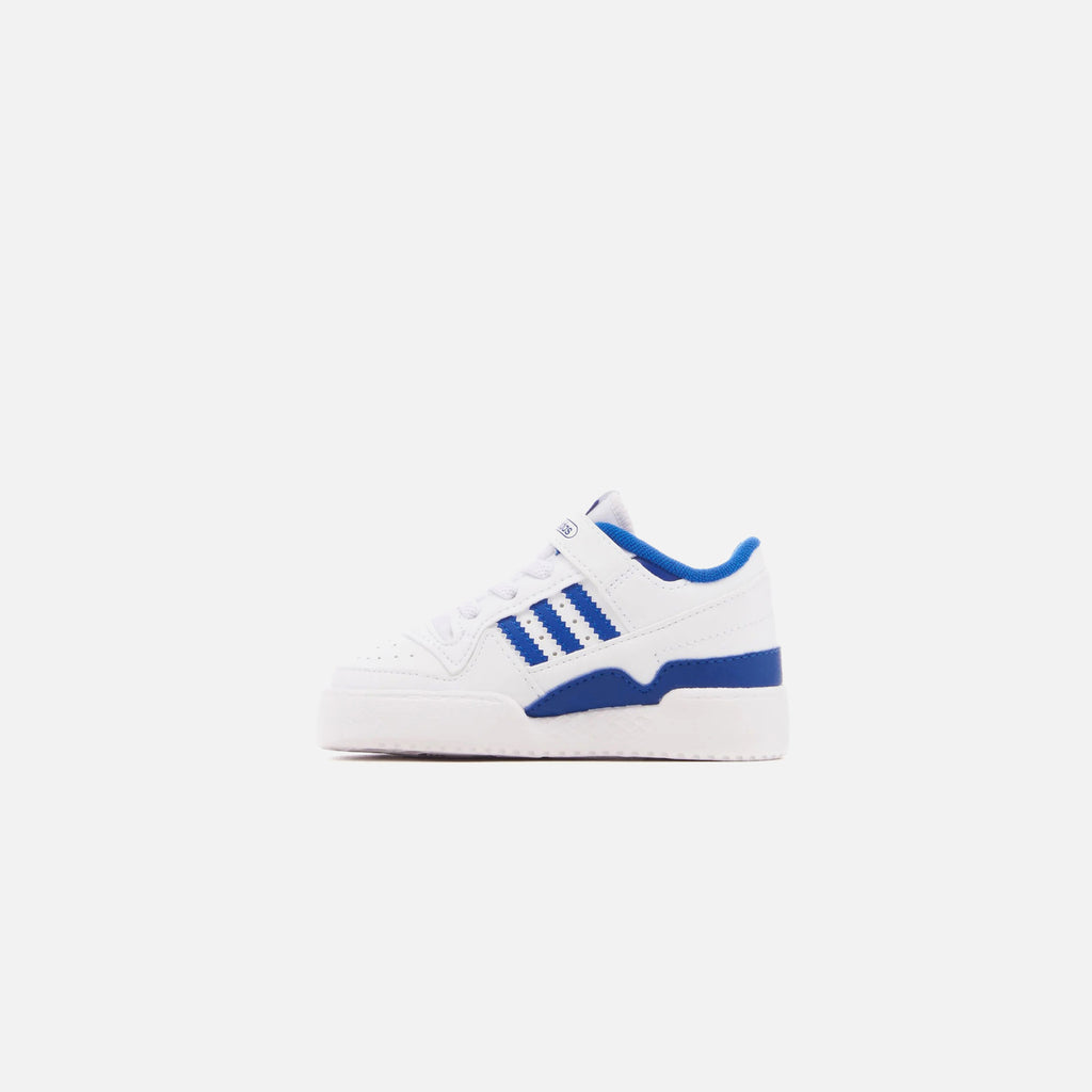 adidas Originals Infant Forum Low - White / Team Royal Blue – Kith Europe
