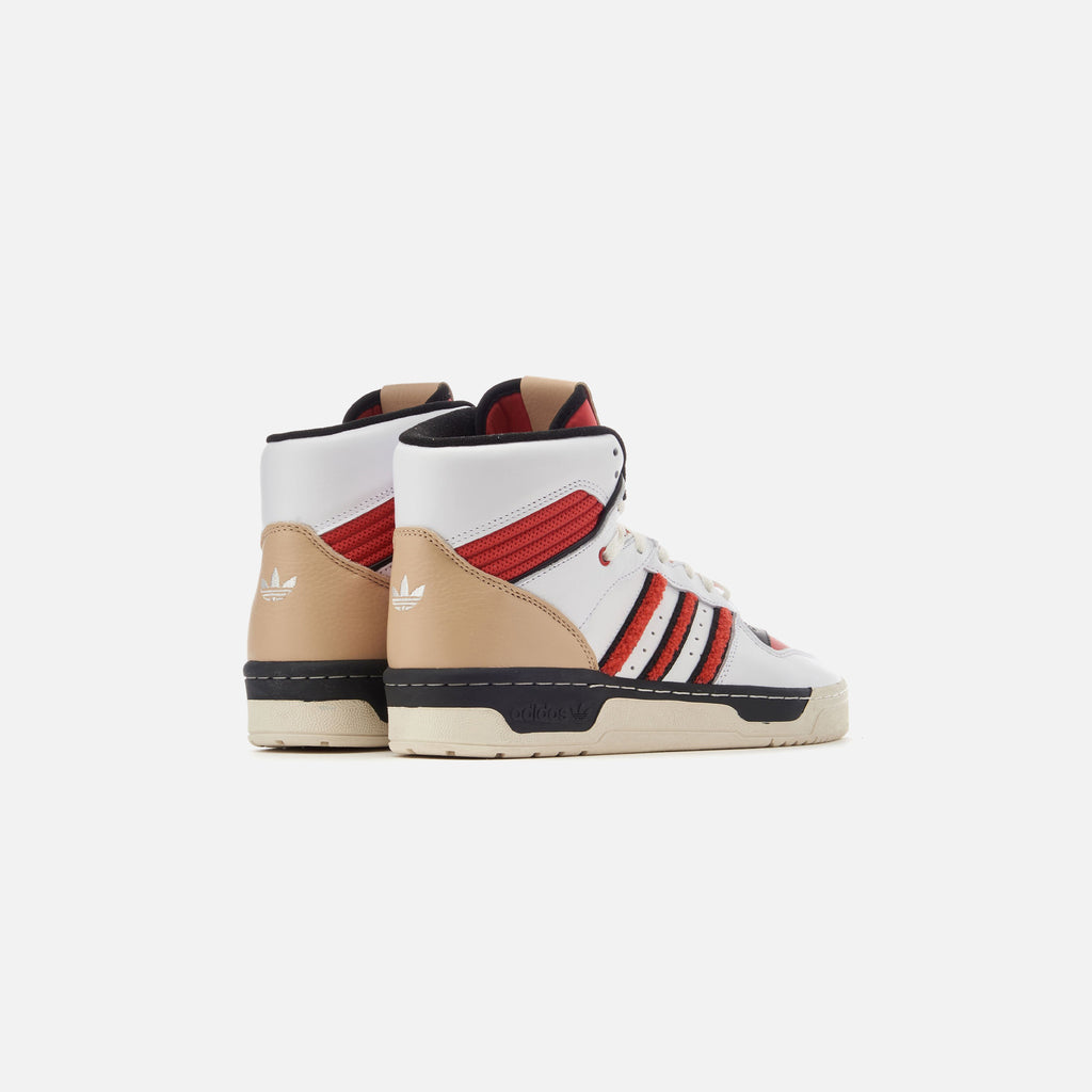 adidas Rivalry High 86 - White / Glo Red / C Black – Kith Europe