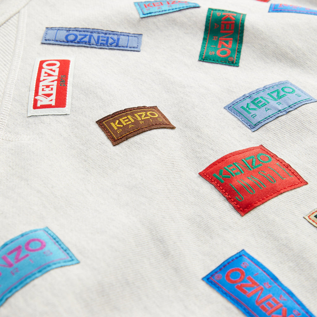 Kenzo Archive Labels Sweatshirt - Pale grey – Kith Europe