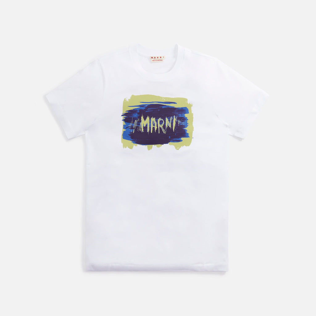 Marni Painted Logo Tee - Lily White – Kith Europe